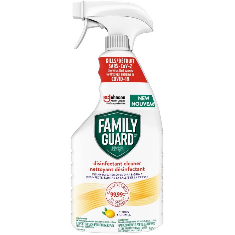 FAMILY GUARD Disinfectant Cleaning Spray | Home Hardware