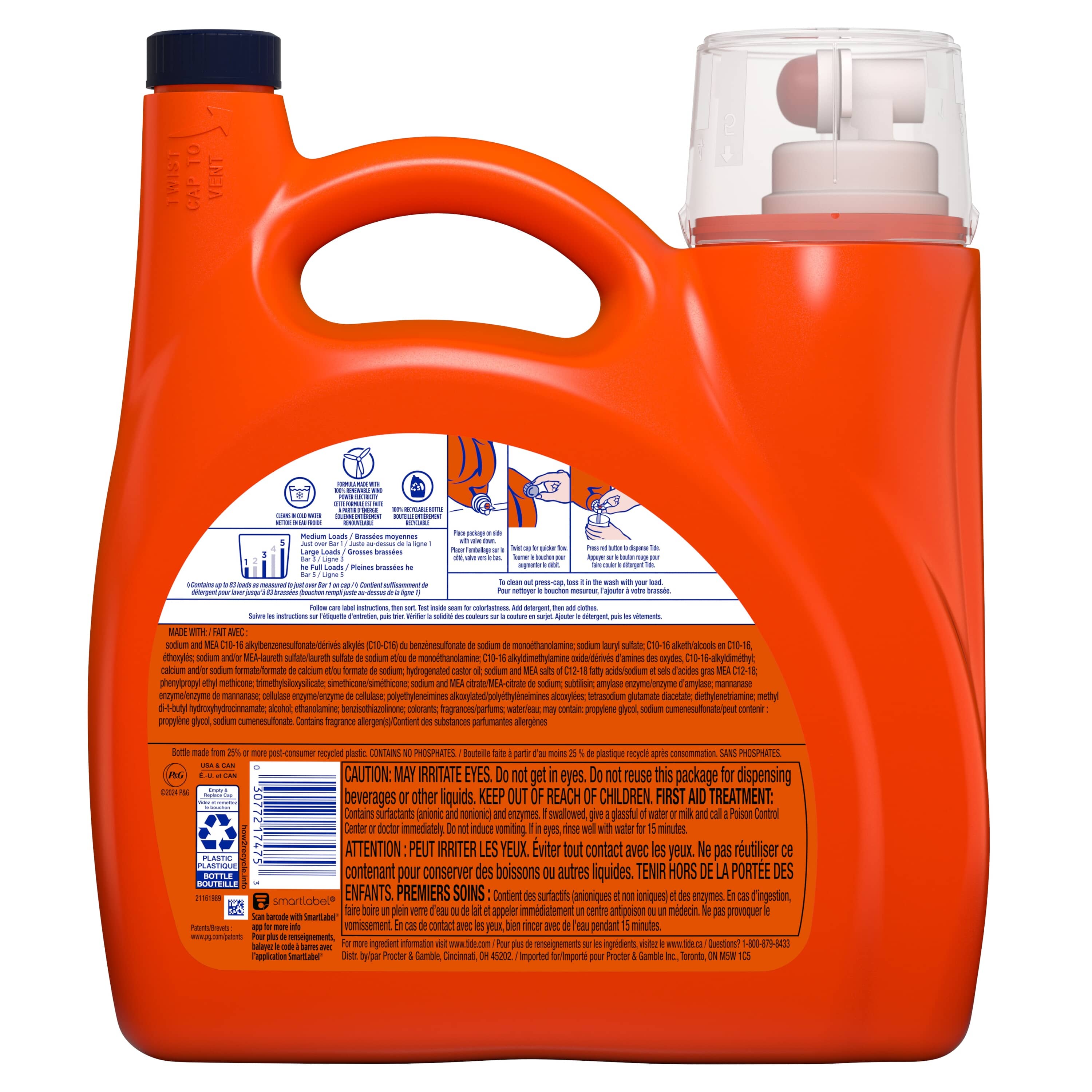 TIDE Ultra OXI Max High Efficiency Laundry Detergent | Home Hardware