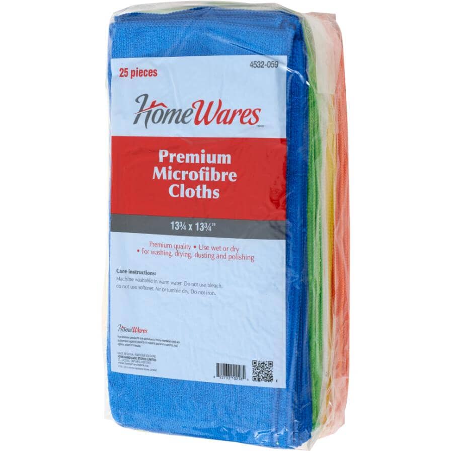 HOMEWARES Premium Microfibre Cloths | Home Hardware