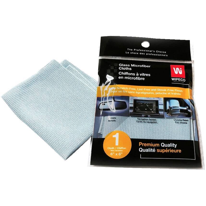 WIPECO Premium Microfibre Glass Cleaning Cloth | Home Hardware
