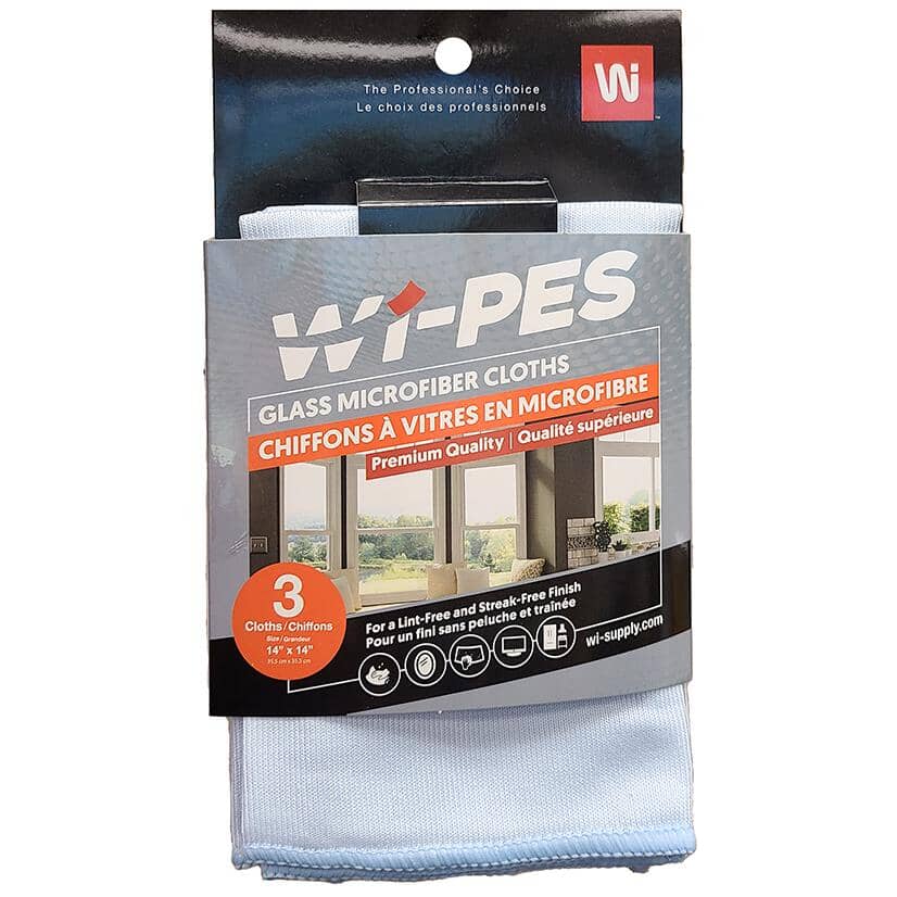 WIPECO Glass Microfiber Cloths | Home Hardware