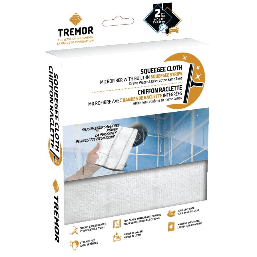 TREMOR Microfiber Squeegee Cloths | Home Hardware