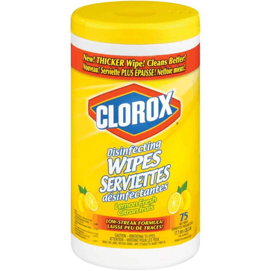 CLOROX Lemon Disinfecting Wipes | Home Hardware