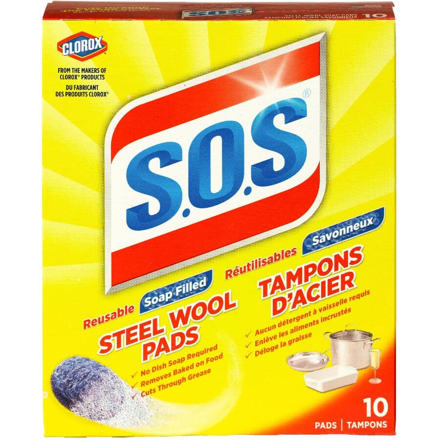 S.O.S. Steel Wool Cleaning Scrub Pads | Home Hardware