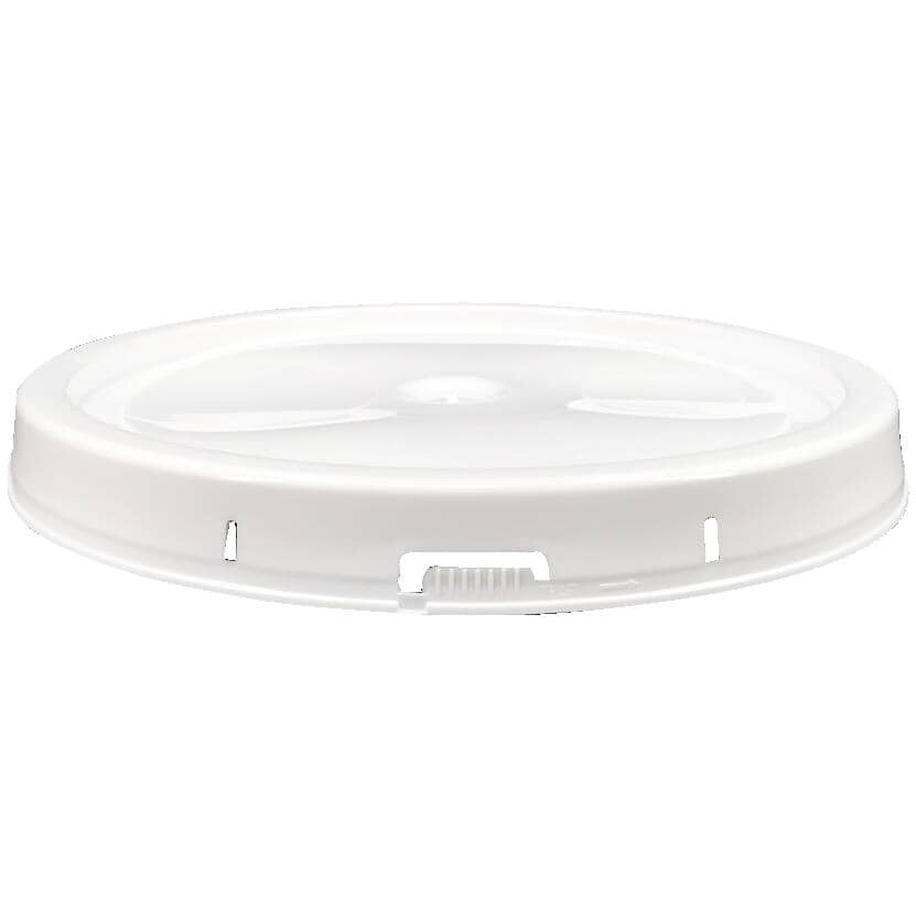 GENERIC 20L White Gasketed Tear Tab Pail Lid | Home Hardware