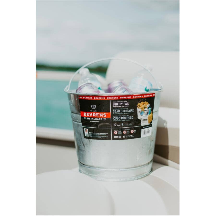 BEHRENS Galvanized Utility Pail - 16 L | Home Hardware