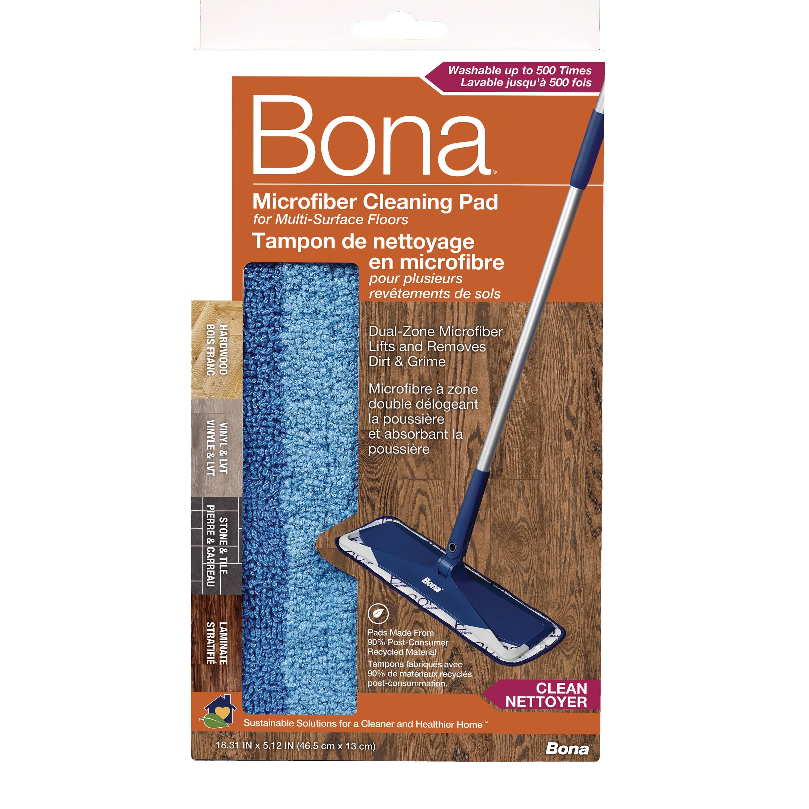 BONA Microfiber Cleaning Pad | Home Hardware