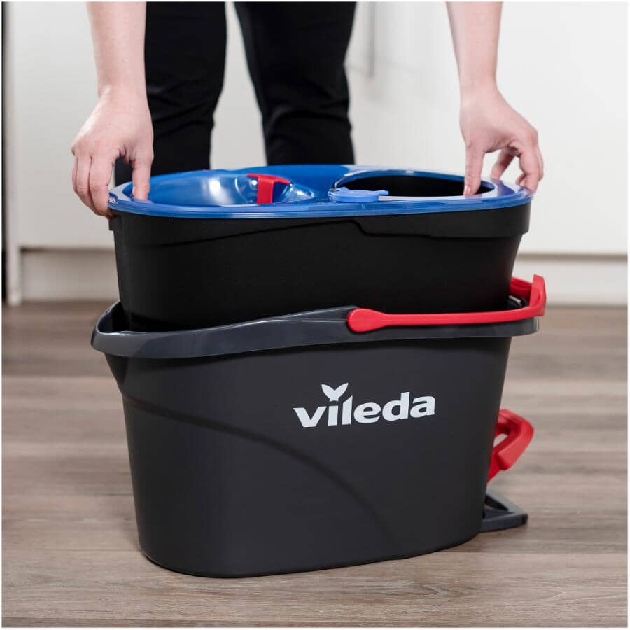 VILEDA EasyWring Rinse Clean Spin Mop & Bucket System | Home Hardware