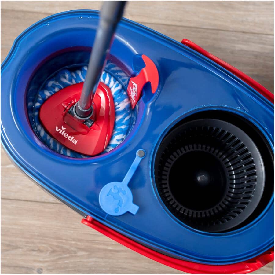 VILEDA EasyWring Rinse Clean Spin Mop & Bucket System | Home Hardware