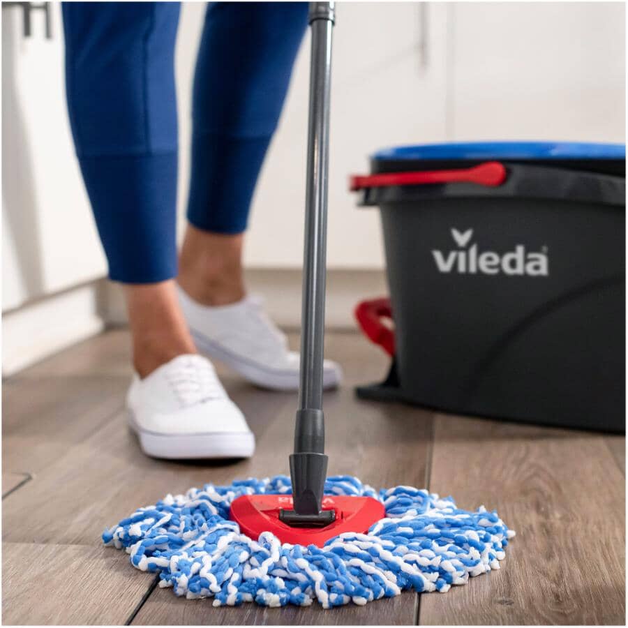 VILEDA EasyWring Rinse Clean Spin Mop & Bucket System | Home Hardware