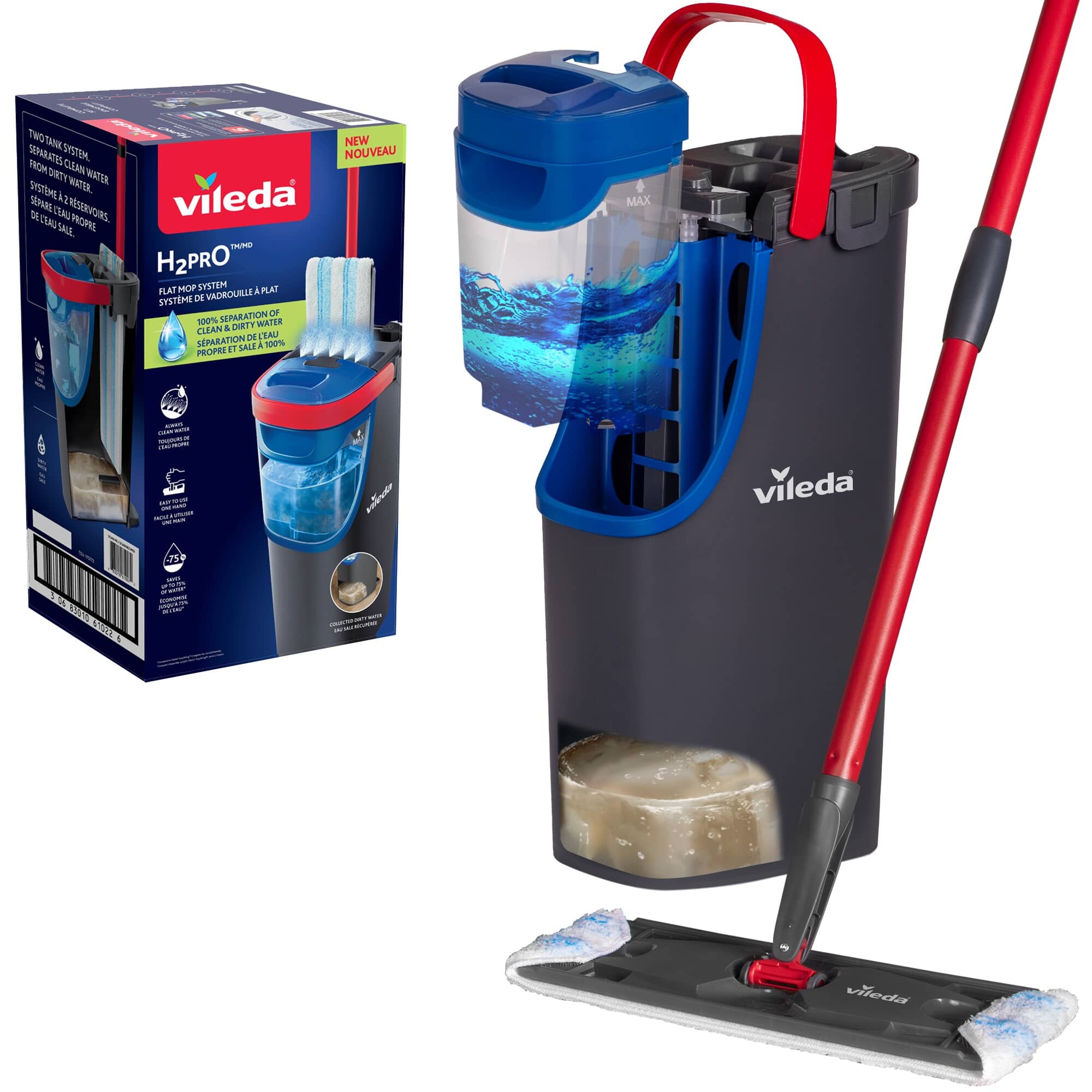 VILEDA H2prO Flat Mop System | Home Hardware