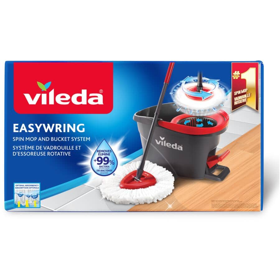 VILEDA EasyWring Spin Mop & Bucket System | Home Hardware