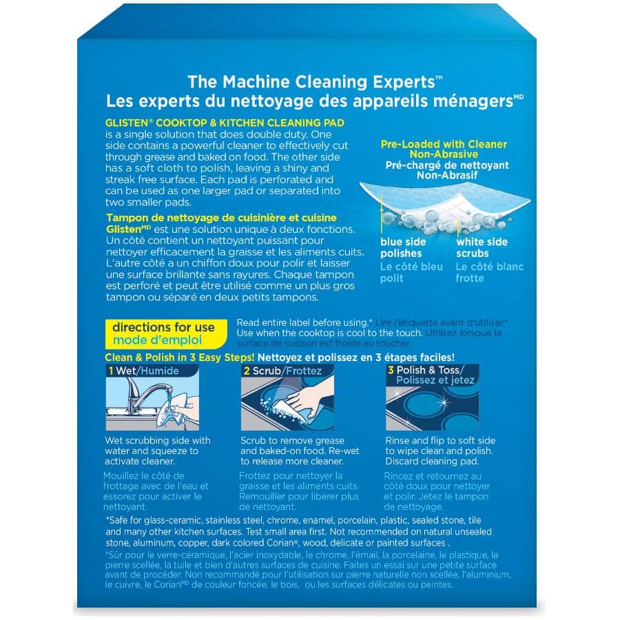 GLISTEN Cooktop & Kitchen Cleaning Pads | Home Hardware