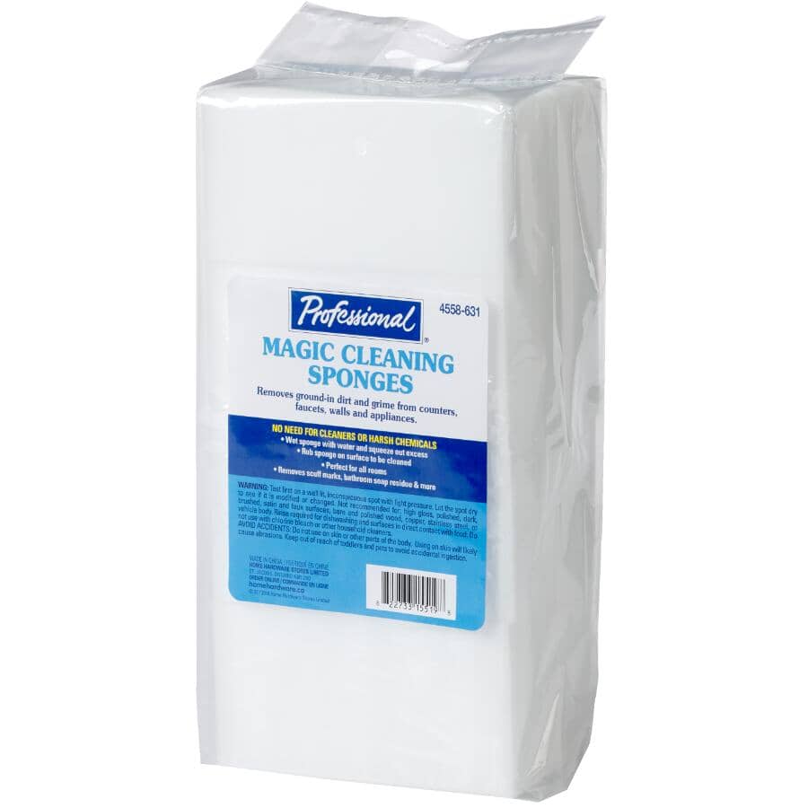 PROFESSIONAL 12 Pack All Purpose Magic Eraser Sponges | Home Hardware