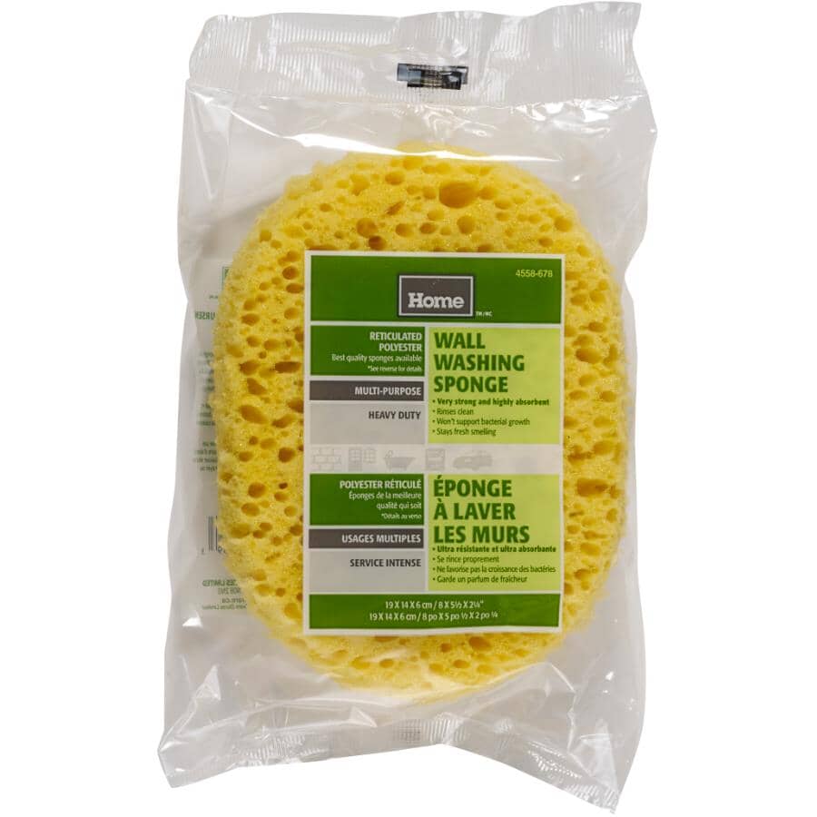 HOME 8" x 6" x 2" All Purpose Wall Washing Sponge | Home Hardware