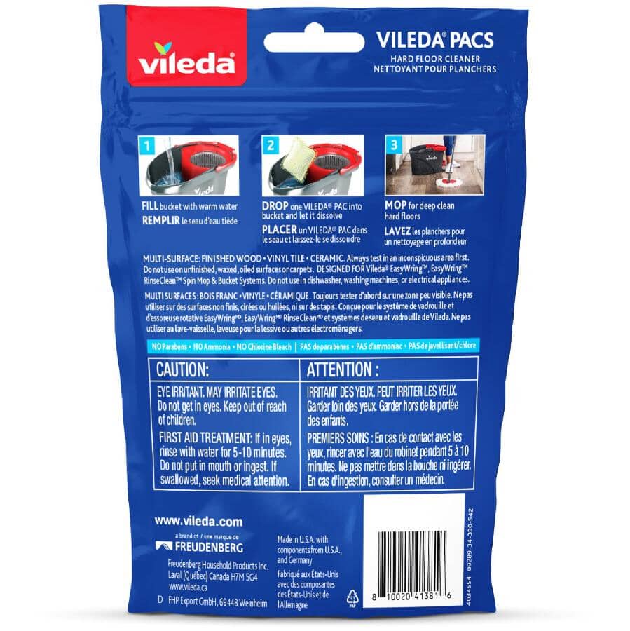 VILEDA Floor Cleaning Pacs | Home Hardware
