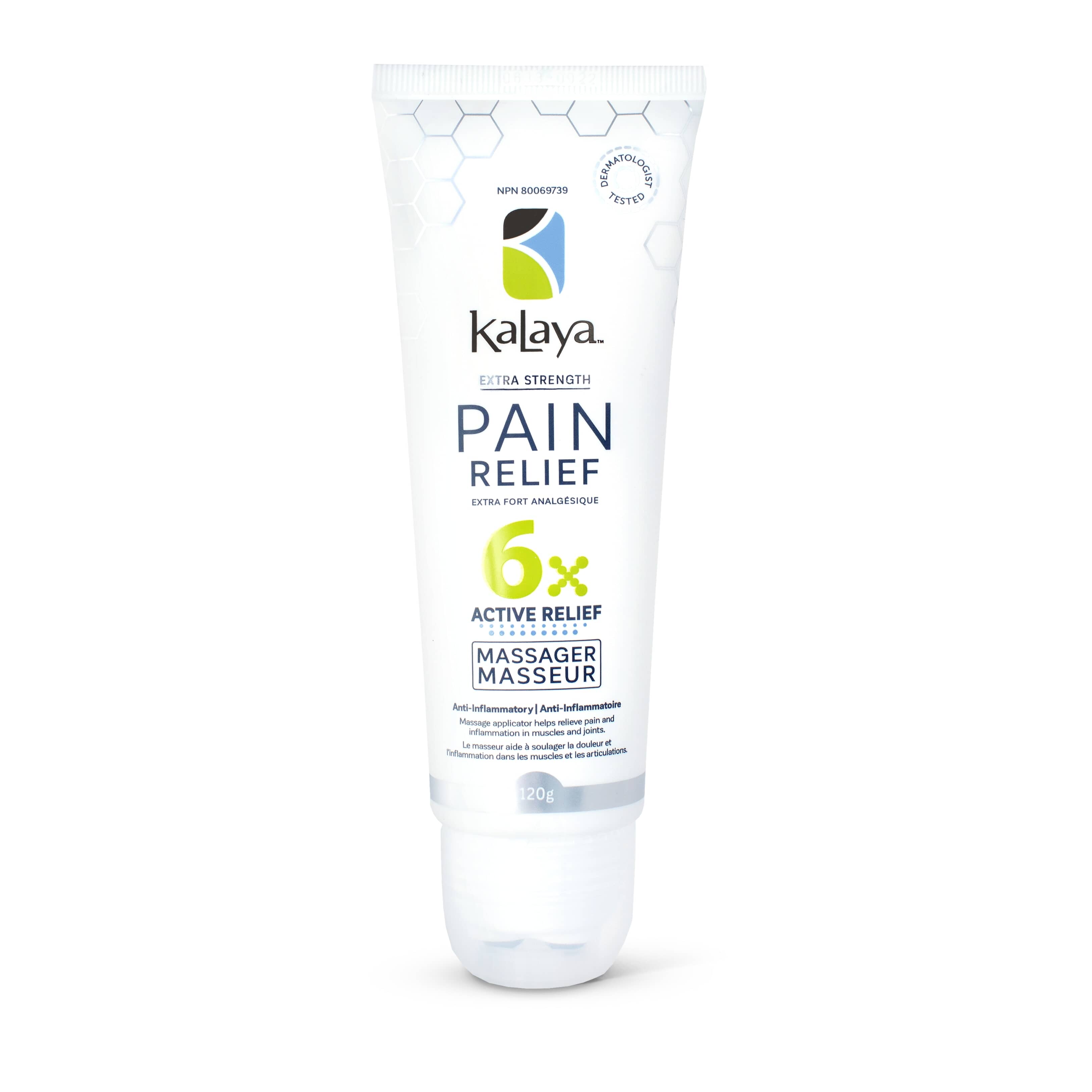 KALAYA NATURALS 6x Active Pain Relief Cream with Massager | Home Hardware