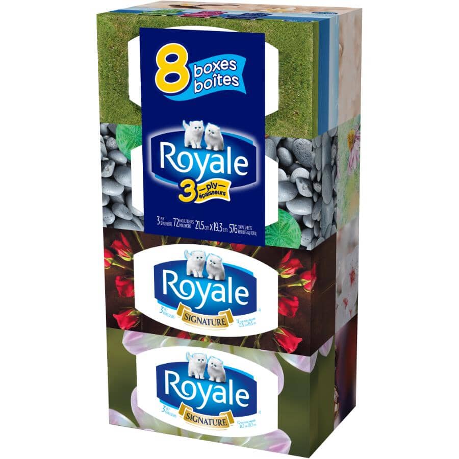 ROYALE 3 Ply Signature Facial Tissue | Home Hardware