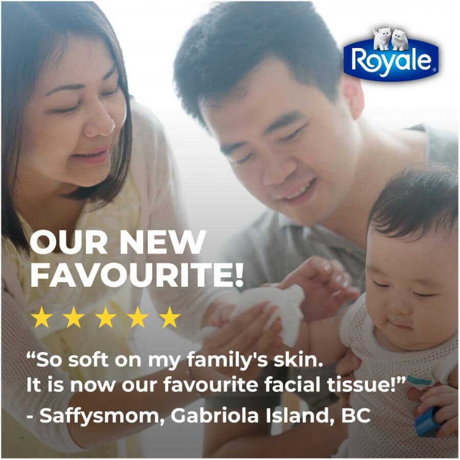 ROYALE 3 Ply Signature Facial Tissue | Home Hardware