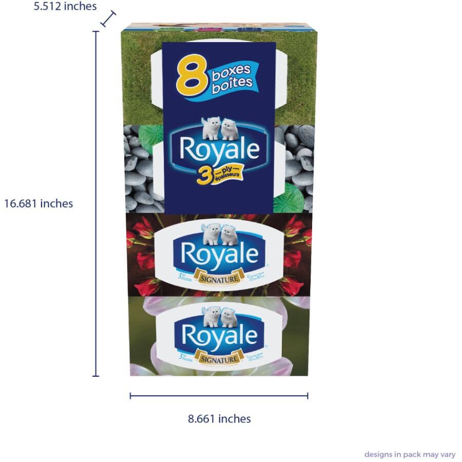 ROYALE 3 Ply Signature Facial Tissue | Home Hardware