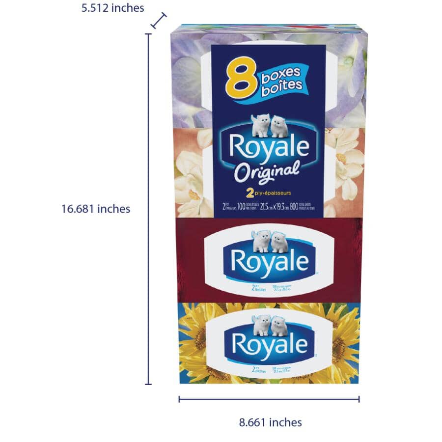 ROYALE 2 Ply Original Facial Tissue | Home Hardware