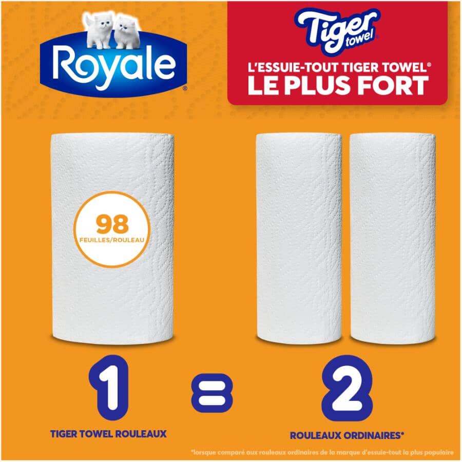 ROYALE 2 Ply Tiger Paper Towels | Home Hardware