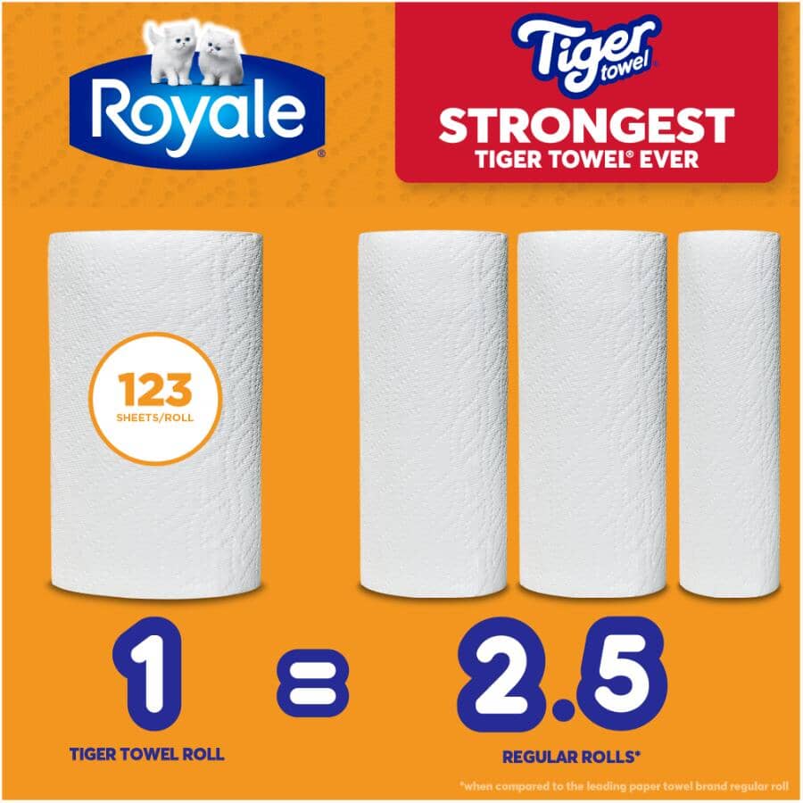 ROYALE 2 Ply Tiger Paper Towels | Home Hardware