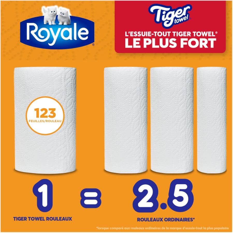 ROYALE 2 Ply Tiger Paper Towels | Home Hardware