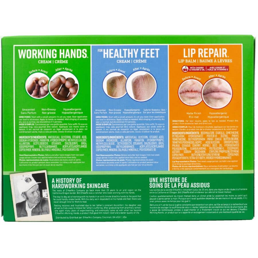 O'KEEFFE'S Working Hands, Feet Repair & Lip Repair Cream | Home Hardware