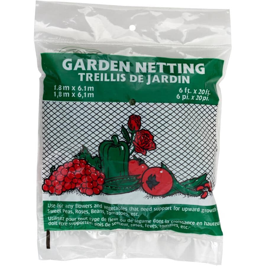 HOME ESSENTIALS 2.5" x 6' x 20' Green Garden Netting | Home Hardware