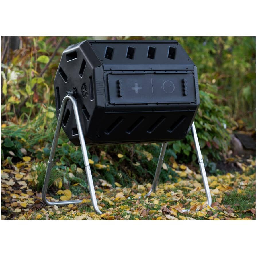 FCMP OUTDOOR Dual Chamber Tumbling Composter | Home Hardware