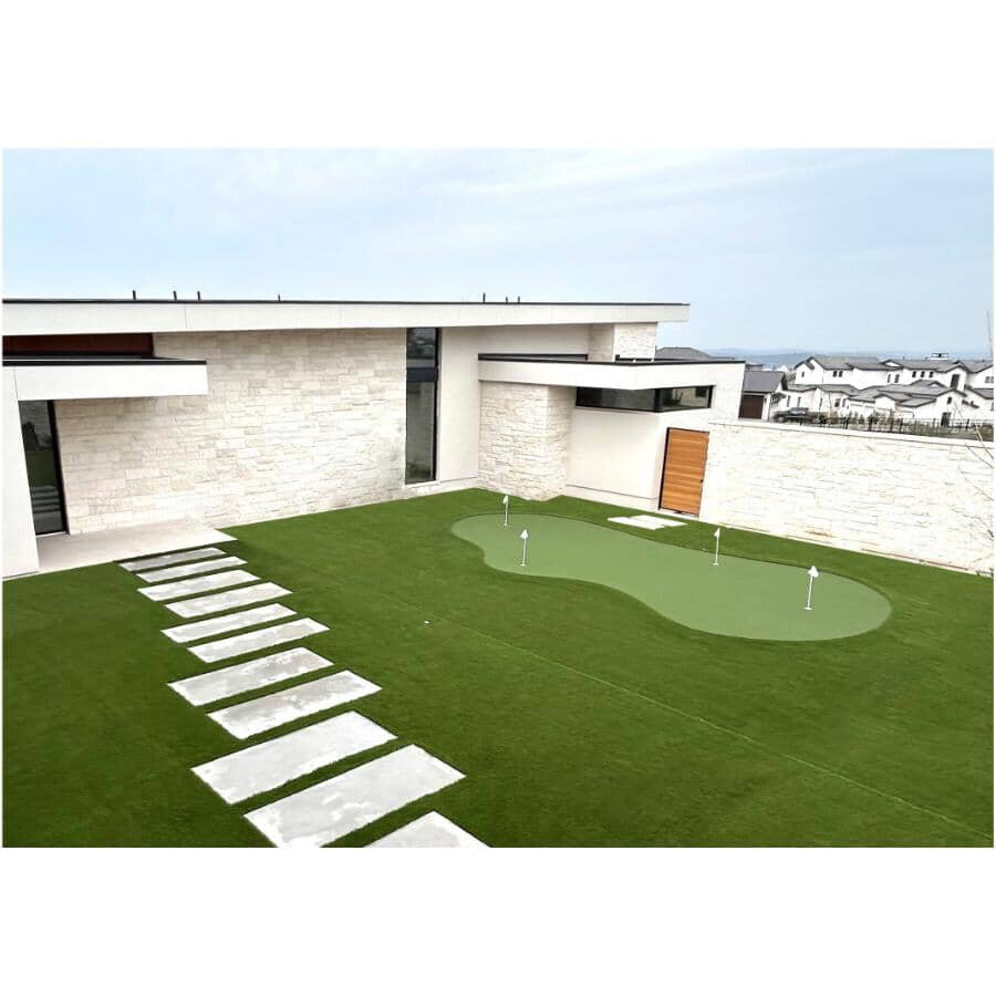EDGEWOOD 15' x 50' Everhue Putt Premium Outdoor Artificial Turf | Home ...
