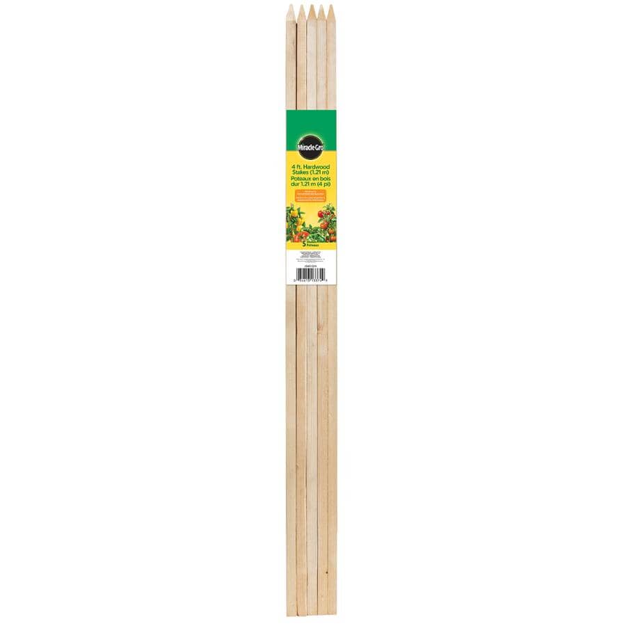MIRACLE-GRO 3/4" x 4' Hardwood Plant Stakes | Home Hardware
