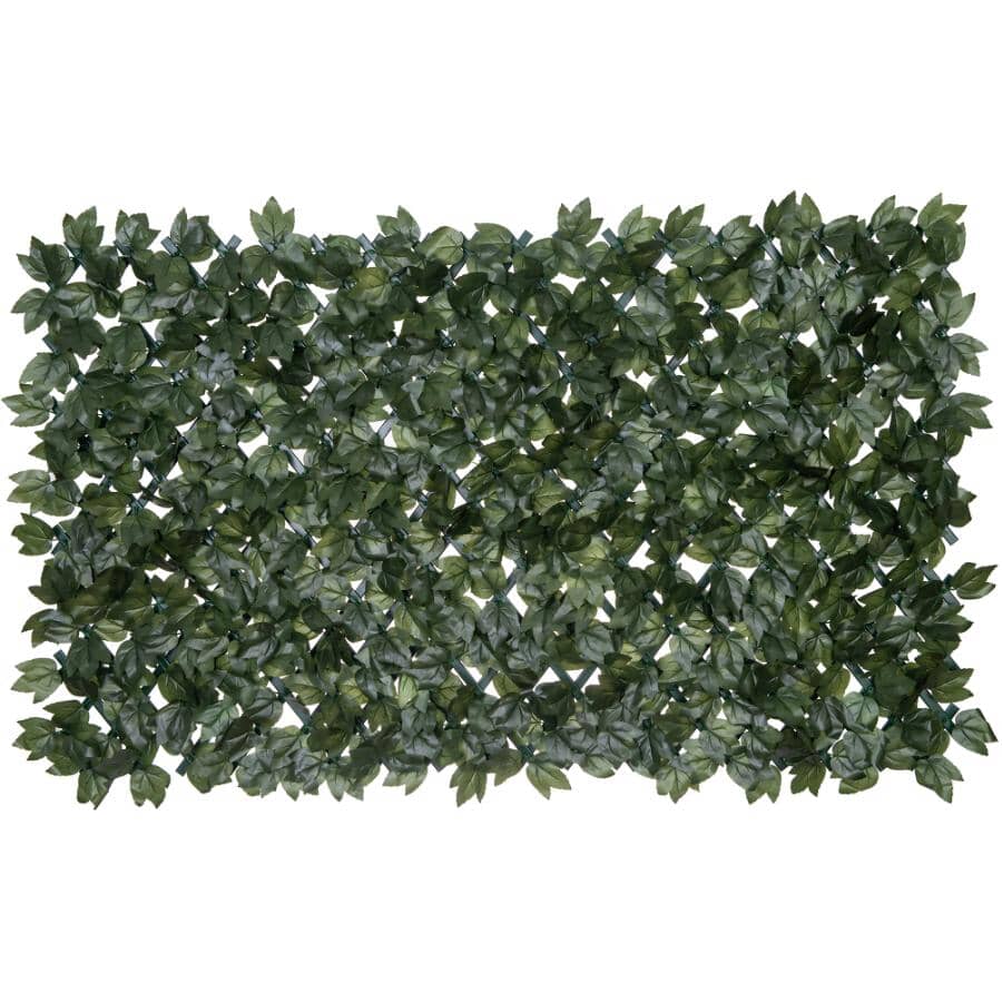 NATURAE DECOR Expandable PVC Trellis with Ivy Leaf | Home Hardware