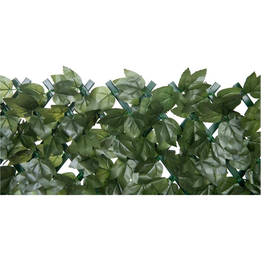 NATURAE DECOR Expandable PVC Trellis with Ivy Leaf | Home Hardware