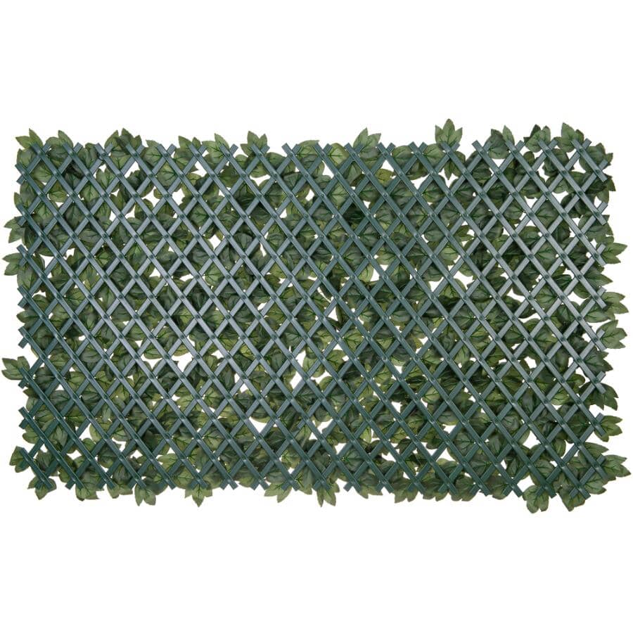 NATURAE DECOR Expandable PVC Trellis with Ivy Leaf | Home Hardware