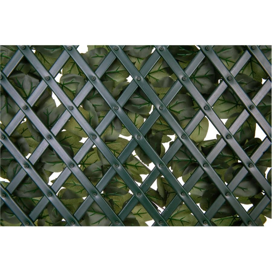 NATURAE DECOR Expandable PVC Trellis with Ivy Leaf | Home Hardware