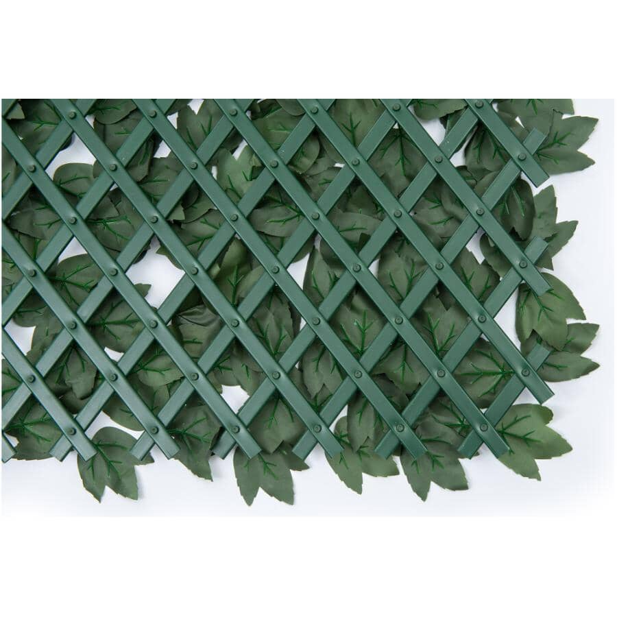 NATURAE DECOR Expandable PVC Trellis with Ivy Leaf | Home Hardware