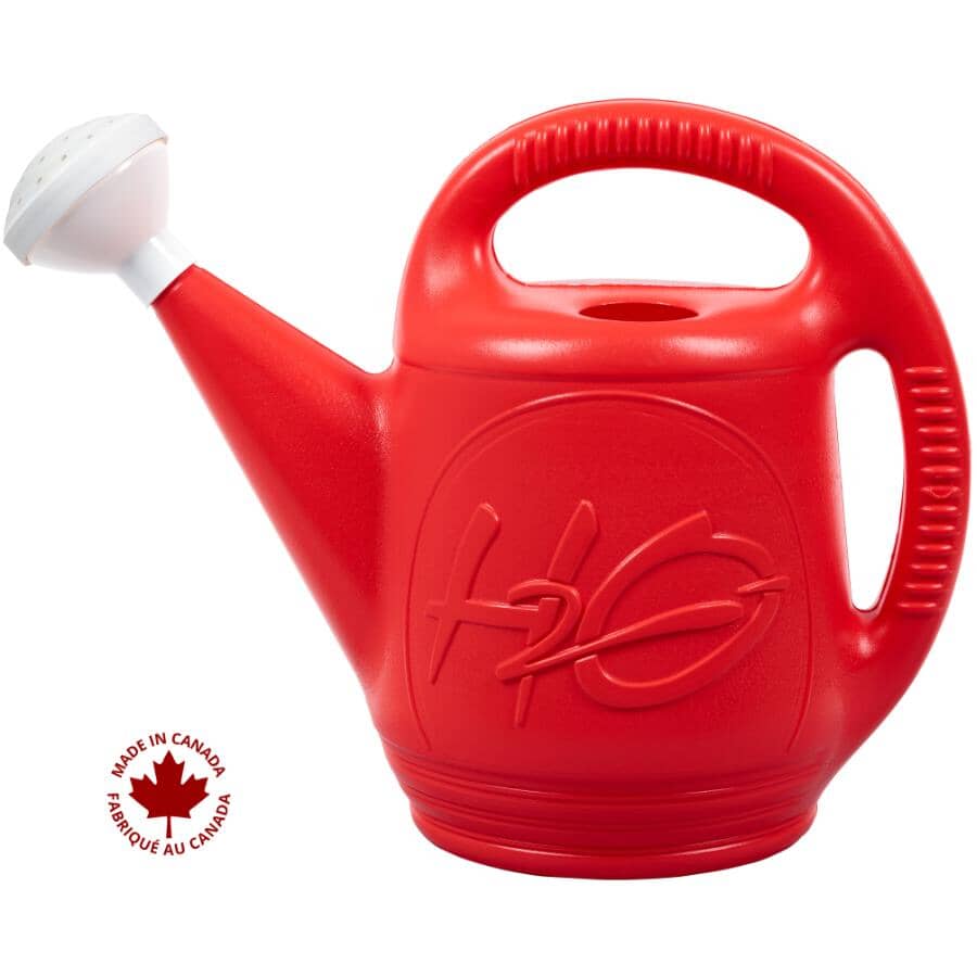 DCN Plastic Watering Can - Red, 7.6 L | Home Hardware