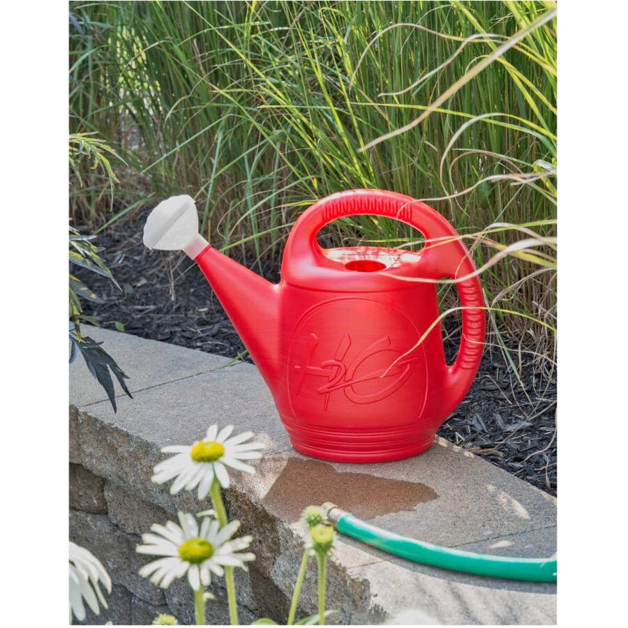 DCN Plastic Watering Can - Red, 7.6 L | Home Hardware