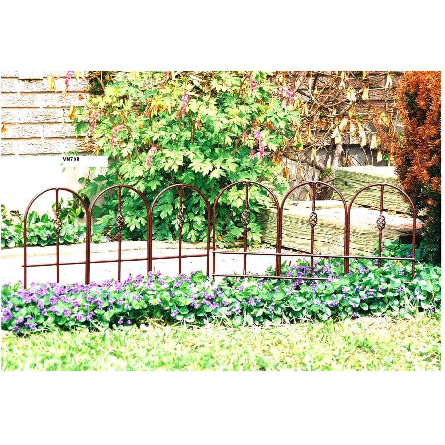 WIRECRAFT 27" x 24" Pewter Wire Garden Fence | Home Hardware