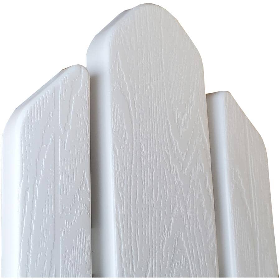 EMSCO 22" Adirondack Border Fence - White | Home Hardware