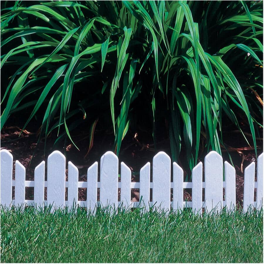 EMSCO 22" Adirondack Border Fence - White | Home Hardware