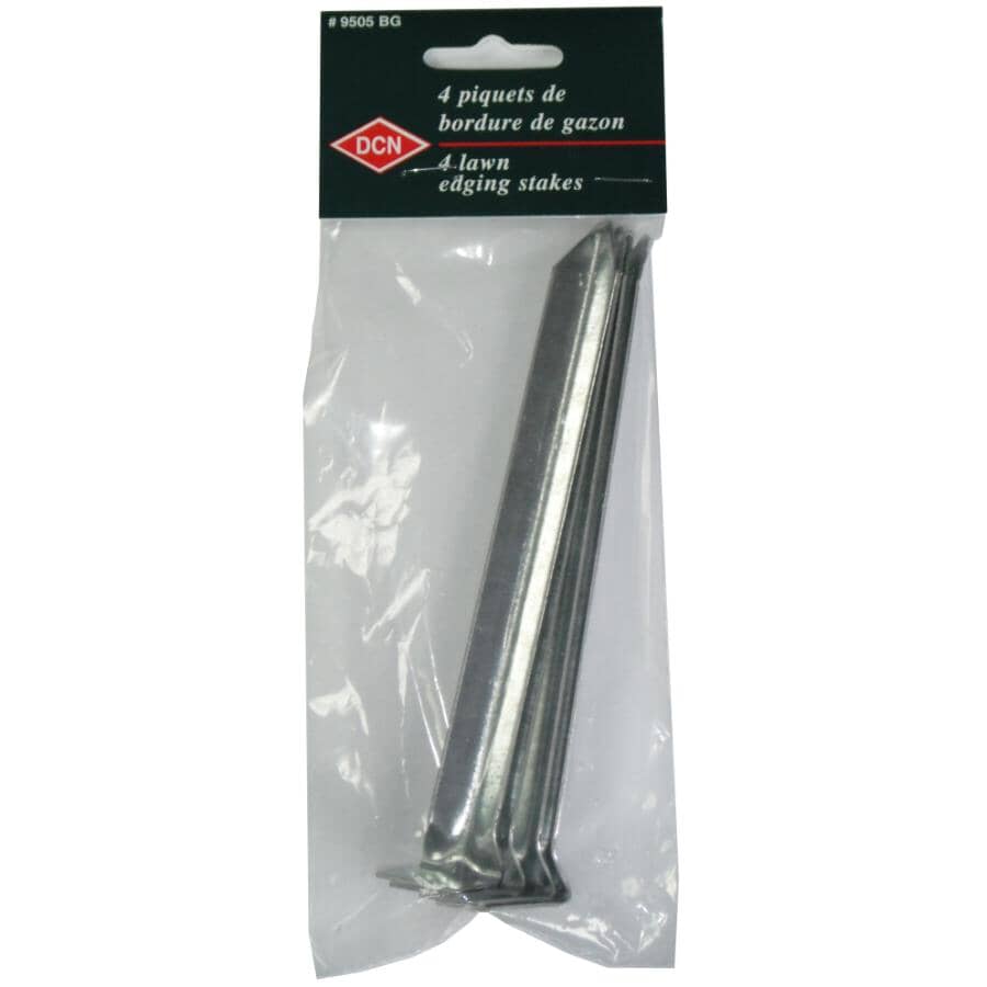 DCN 4 Pack Metal Lawn Edging Spikes | Home Hardware