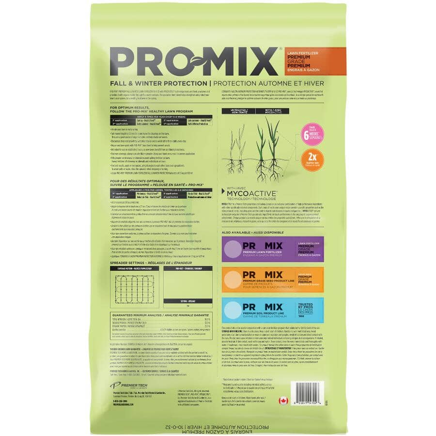 PRO-MIX Premium Fall & Winter Protection Lawn Fertilizer | Home Hardware