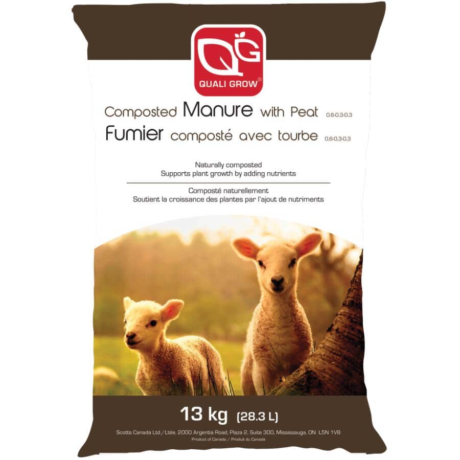 QUALI GROW Composted Sheep Manure with Peat | Home Hardware
