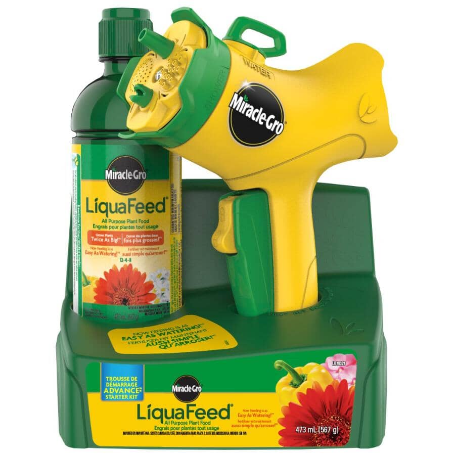MIRACLE-GRO Liquafeed Plant Fertilizer Advanced Starter Kit, with One ...