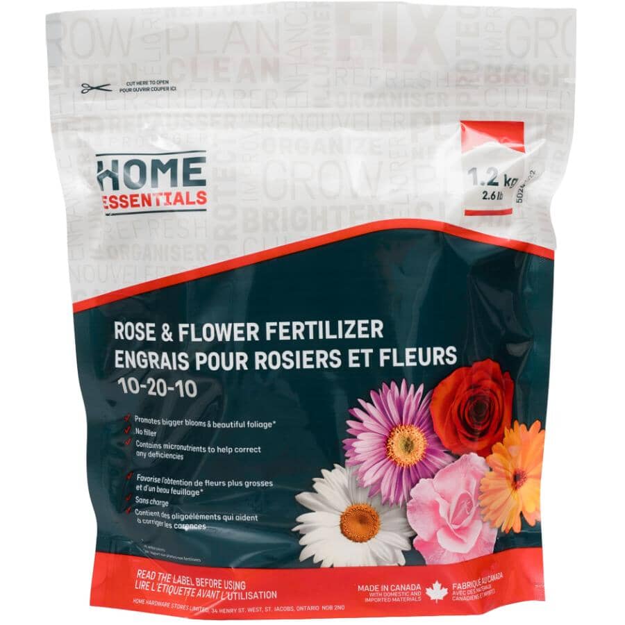 HOME ESSENTIALS 10-20-10 Rose & Flower Fertilizer | Home Hardware