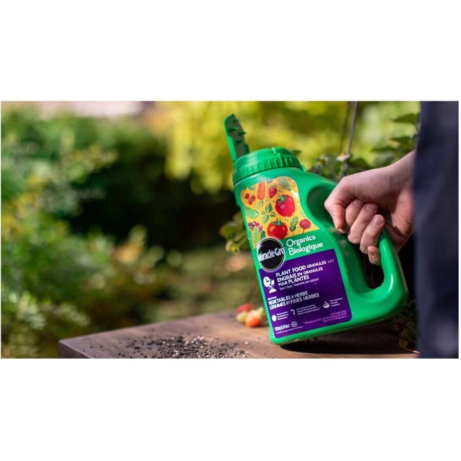 MIRACLE-GRO Organics Plant Food Granules for Vegetables & Herbs ...