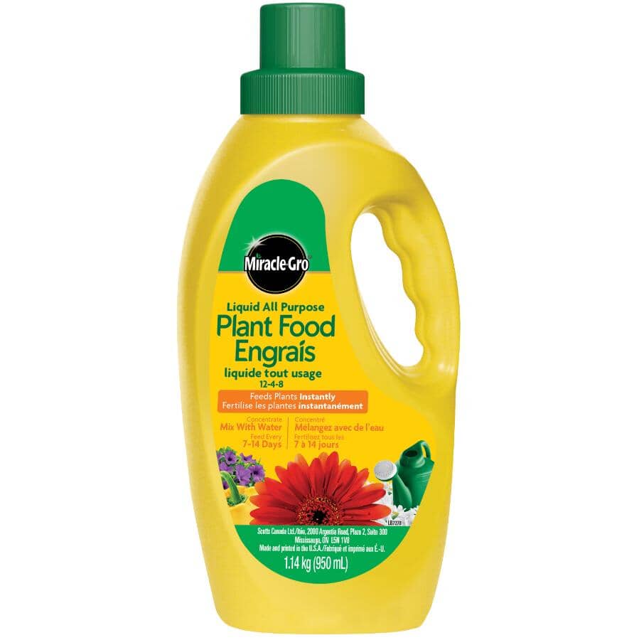 MIRACLE-GRO 12-4-8 Liquid All Purpose Fertilizer | Home Hardware
